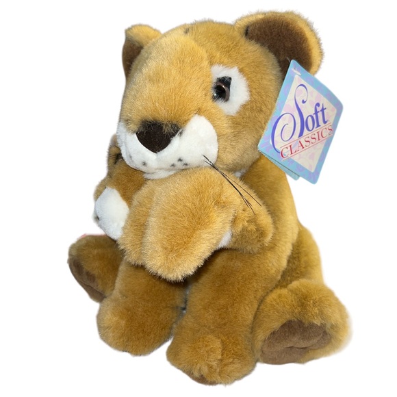 Geoffrey | Toys | 995 Geoffrey Soft Classics Lioness And Cub Stuffed ...